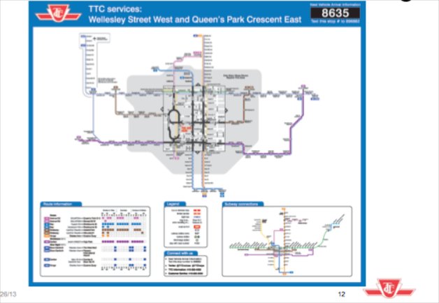 TTC unveils new stop poles and shelter maps - NOW Magazine