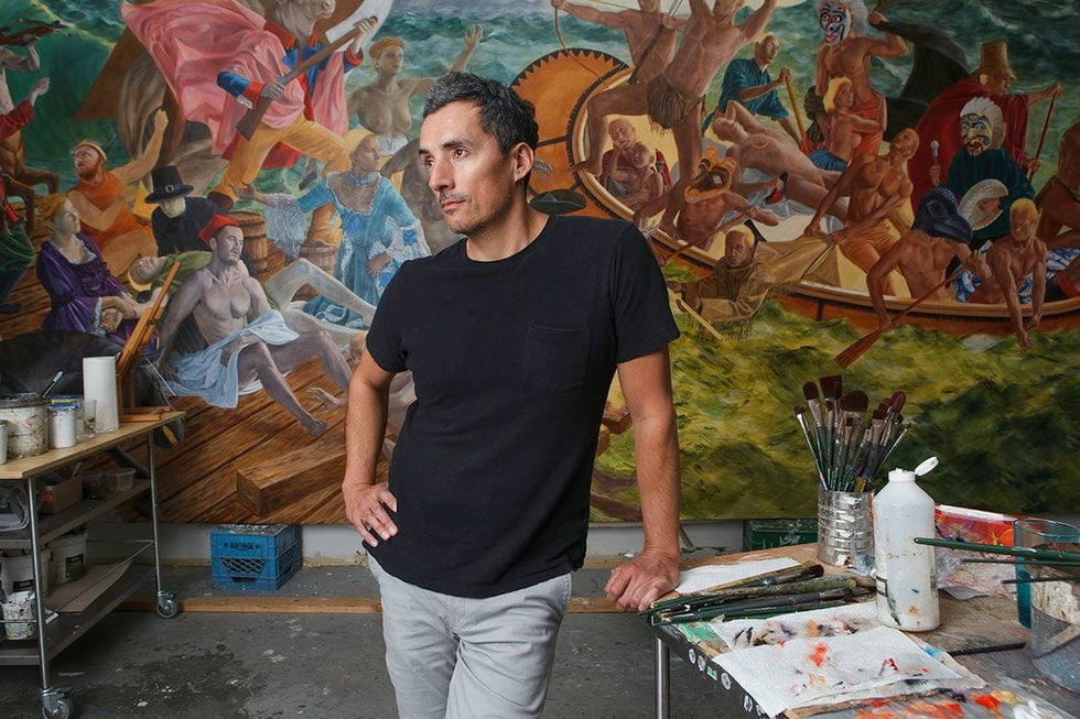 Kent Monkman prepares to debut his largest painting yet - NOW Magazine
