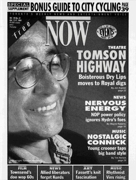 Tomson Highway - NOW Magazine