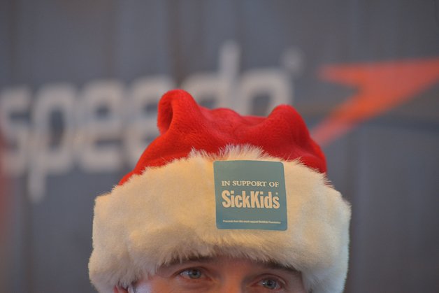 Stripping down at the Santa Speedo Run - NOW Magazine