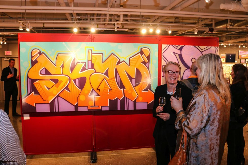 Toronto graffiti artist Skam's work sells for thousands at Waddington's ...