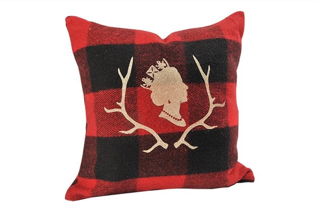 Identity's buffalo check pillow - NOW Magazine