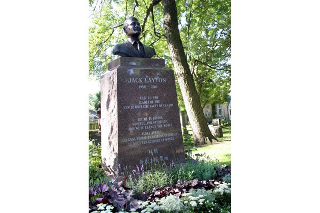 Jack Layton commemorated in stone - NOW Magazine