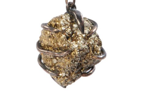 Pyrite pendant necklace - NOW Magazine
