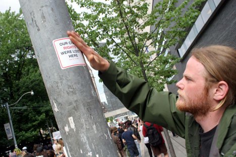 G20 rally run-around - NOW Magazine