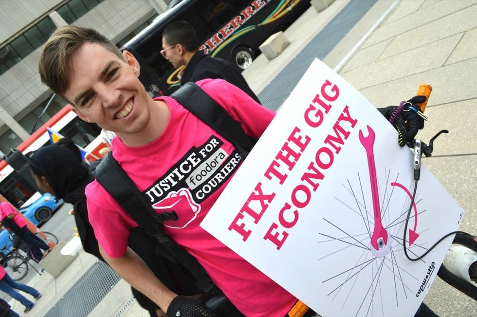 Labour board rules Foodora couriers can form union - NOW Magazine