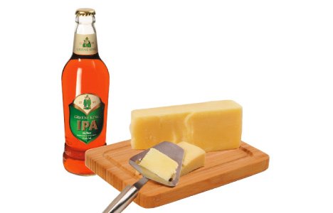 Lile-aux-Grues five-year-old cheddar with Greene King IPA - NOW Magazine