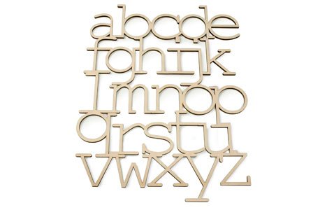 Under $50: Wood alphabet hanging - NOW Magazine