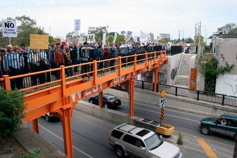 Human Train protest - NOW Magazine