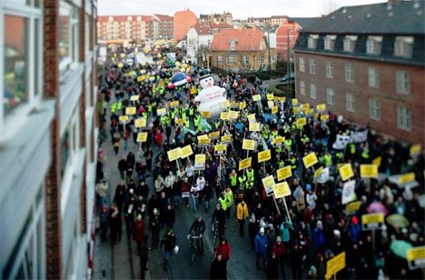 100,000 strong, protesters take to streets of Copenhagen - NOW Magazine