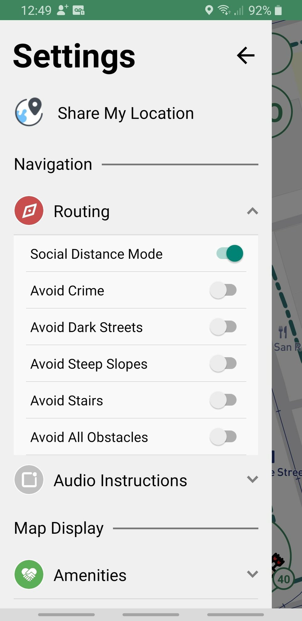 This app helps you avoid crowded streets on your social distance walks ...