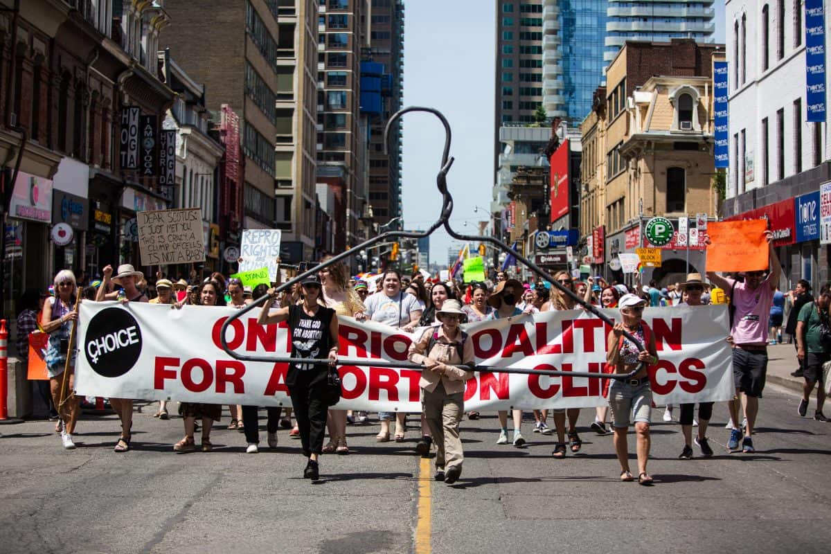 Pride Toronto 2022 in photos: Dyke March wears its pro-choice colours