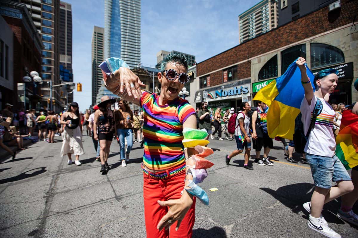 Pride Toronto 2022 in photos: Dyke March wears its pro-choice colours