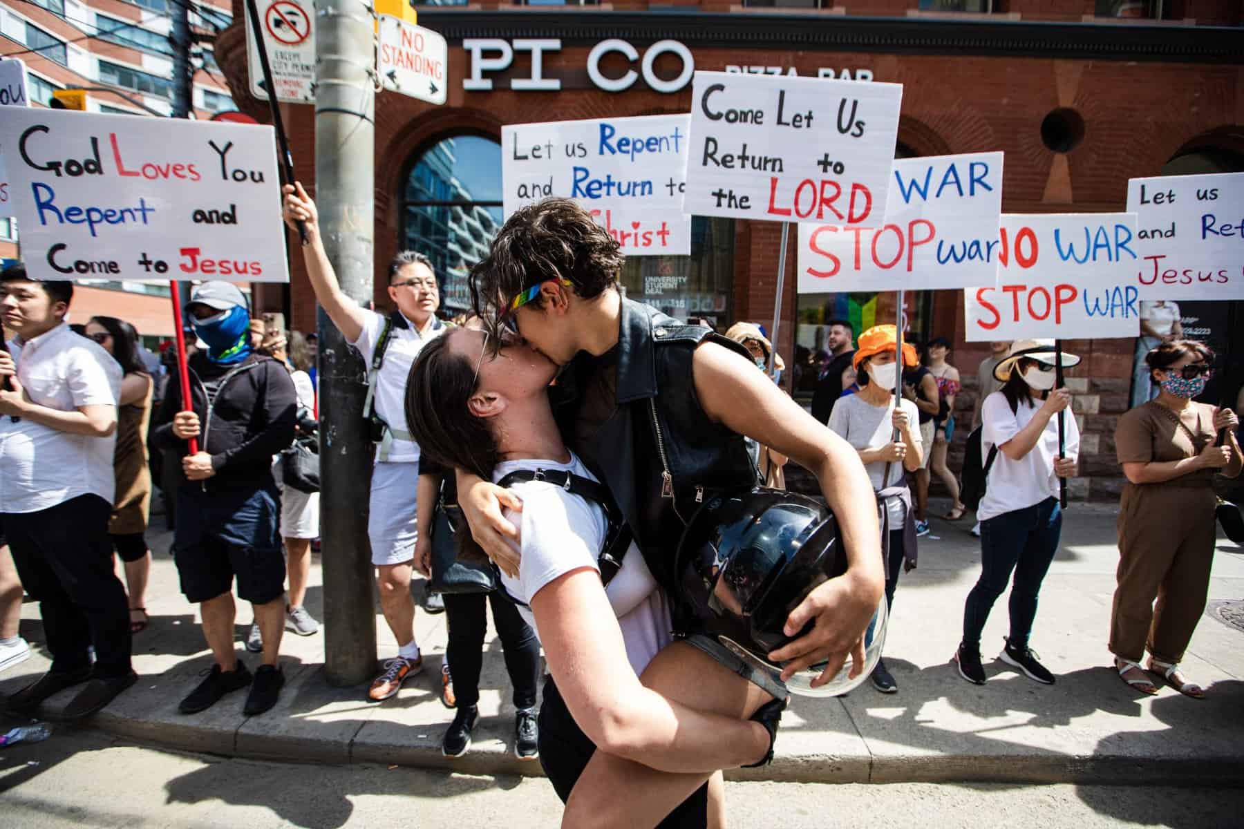 Pride Toronto 2022 in photos: Dyke March wears its pro-choice colours