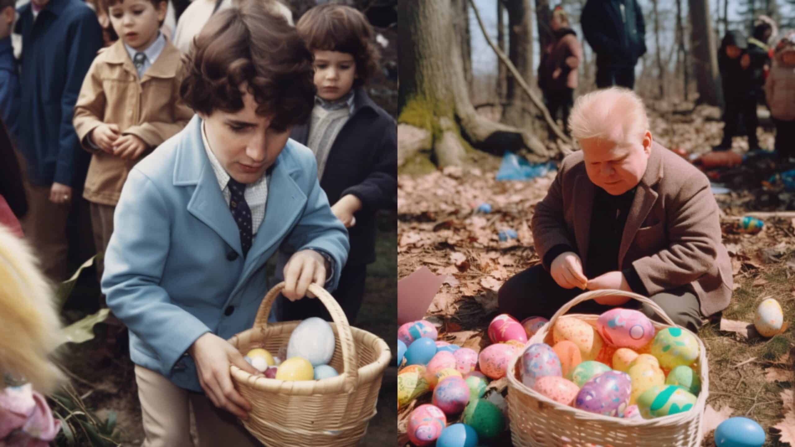 A history buff turned Canadian politicians into children for Easter and ...