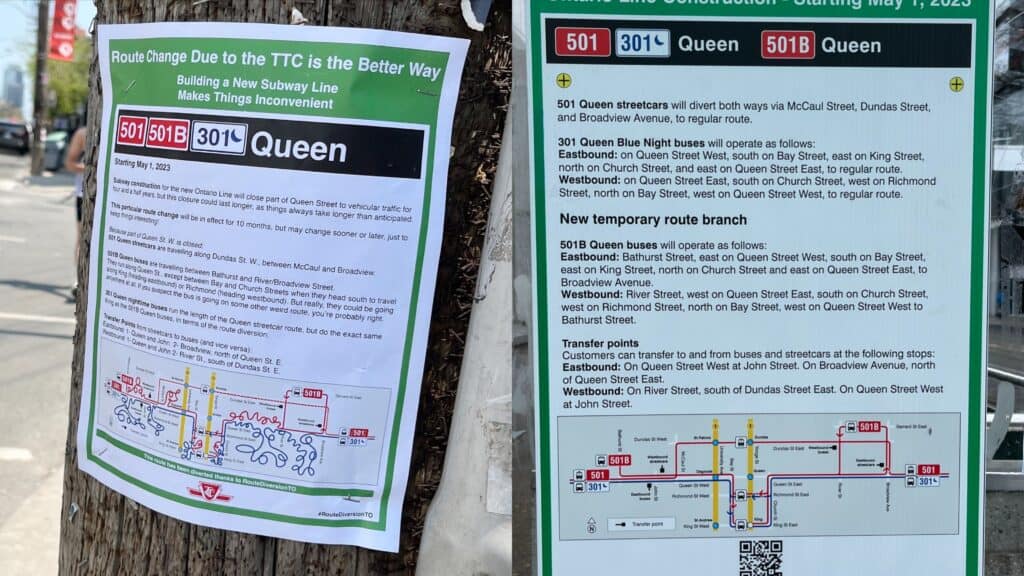 ‘Route change due to ongoing mayhem’: This Toronto resident uses humour ...