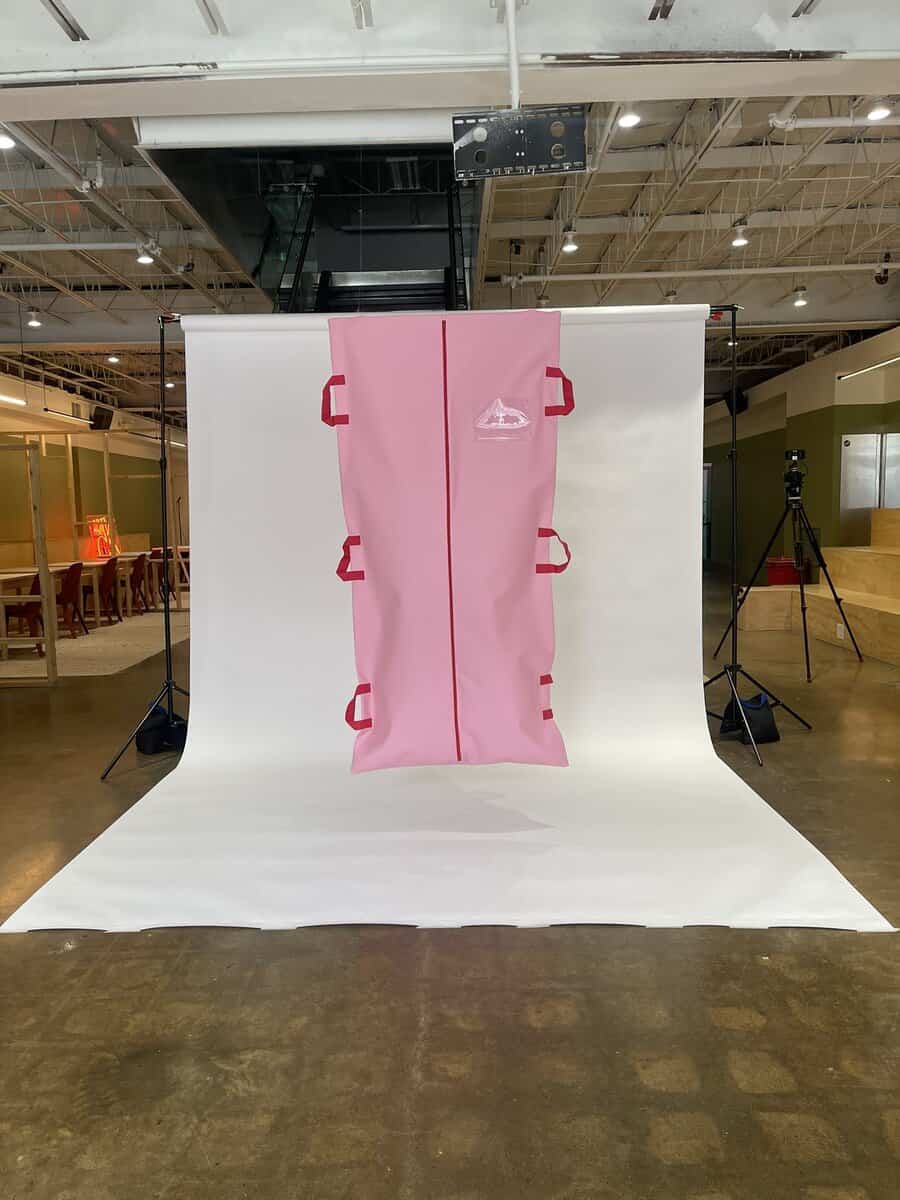 Pink body bags are being used in Toronto campaign to raise awareness ...