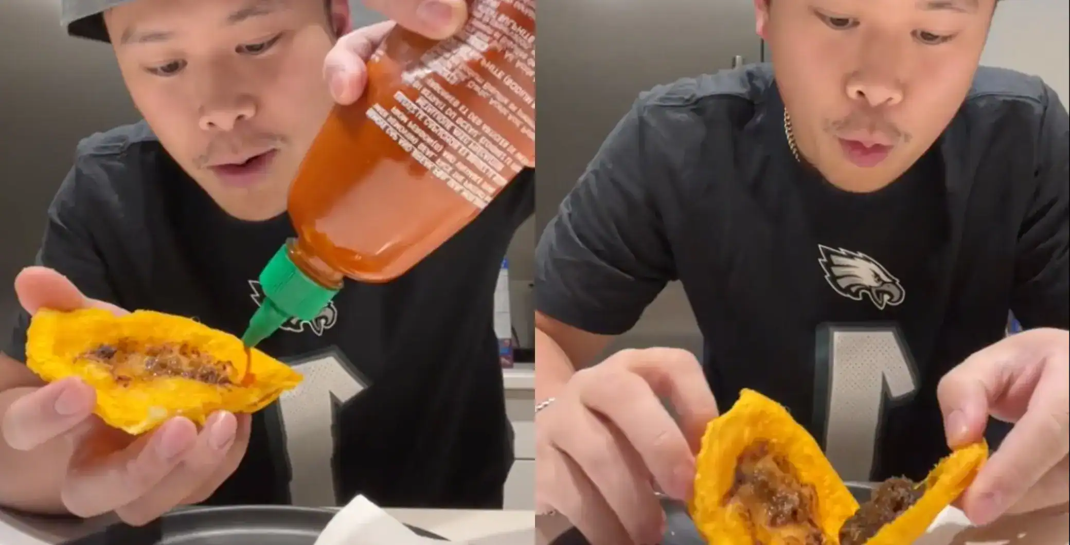 This Canadian Influencer went viral for how he ate a Jamaican patty and ...