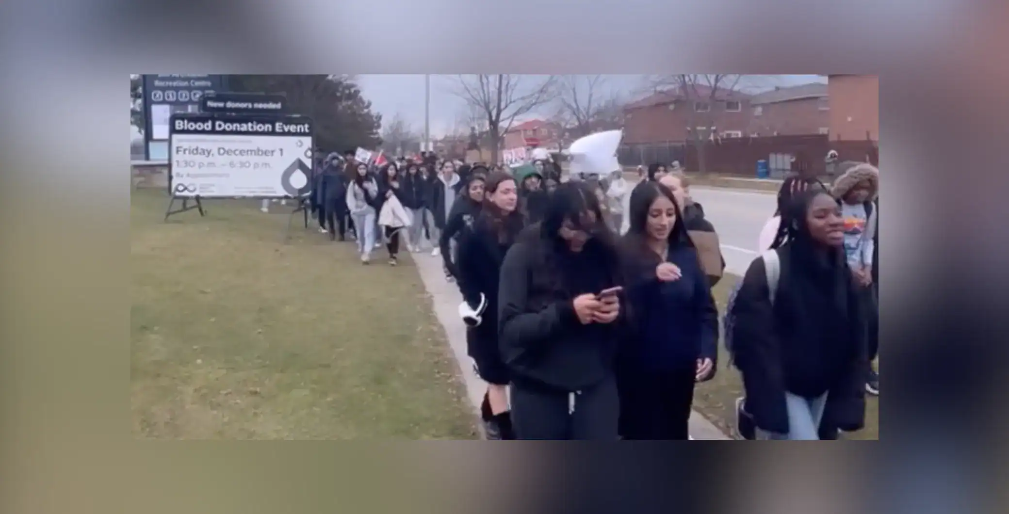 Two Brampton high schoolers organize school-wide protest in solidarity ...