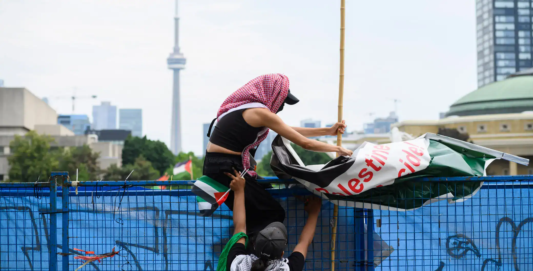 U of T pro-Palestinian protesters clear out encampment ahead of court ...