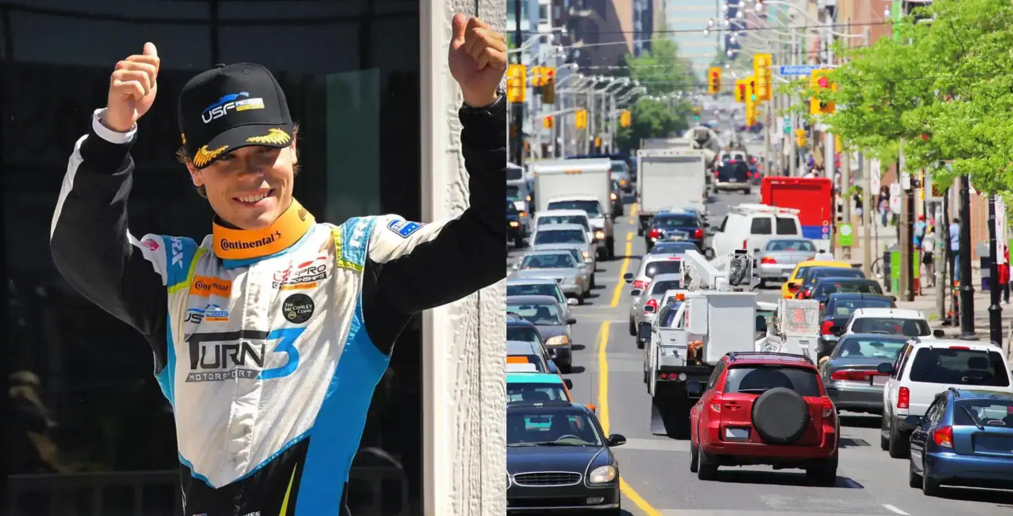 This Honda Indy race car driver almost didn’t make a press conference ...