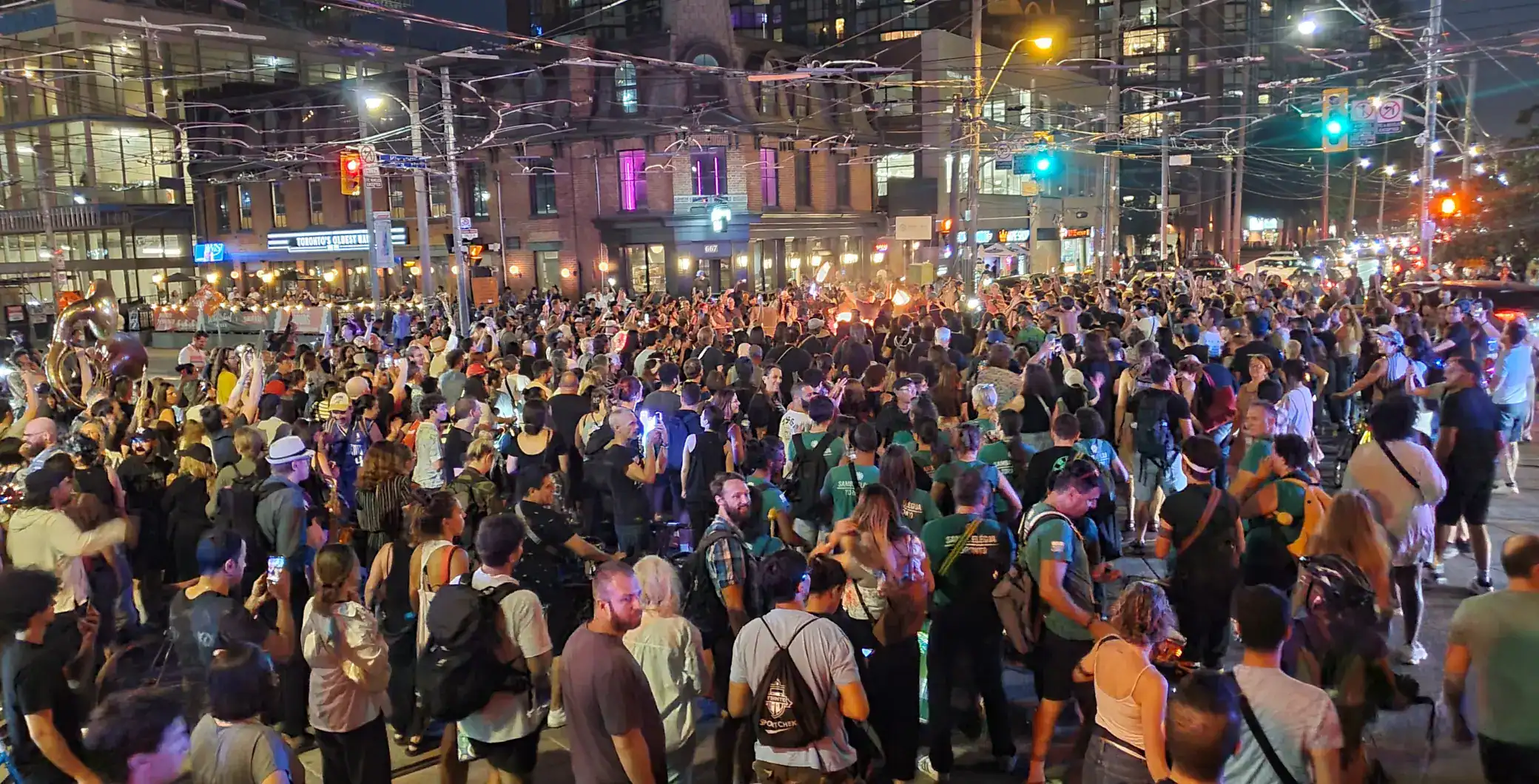 21 years later, Toronto residents dance, sing and drum in the streets ...