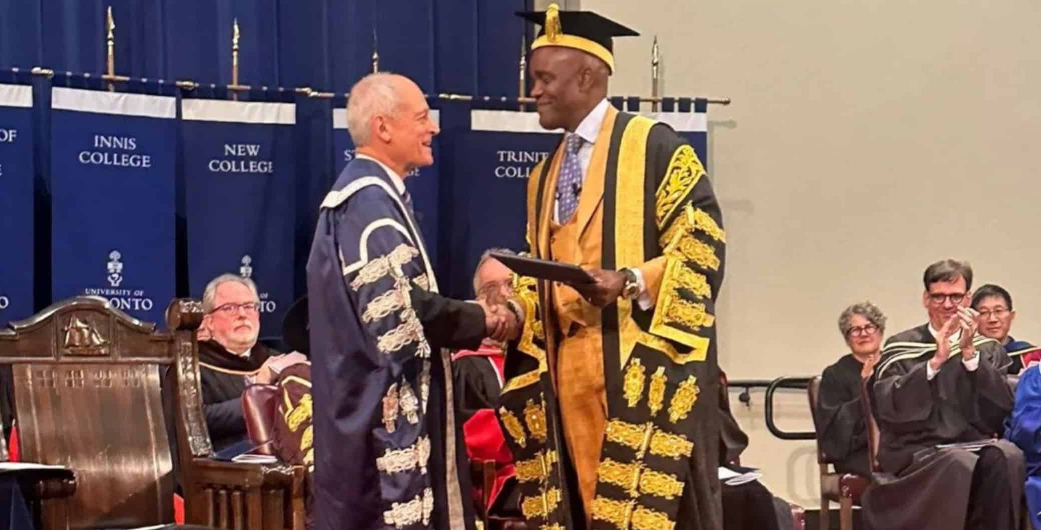 Wes Hall installed as University of Toronto’s first Black chancellor ...