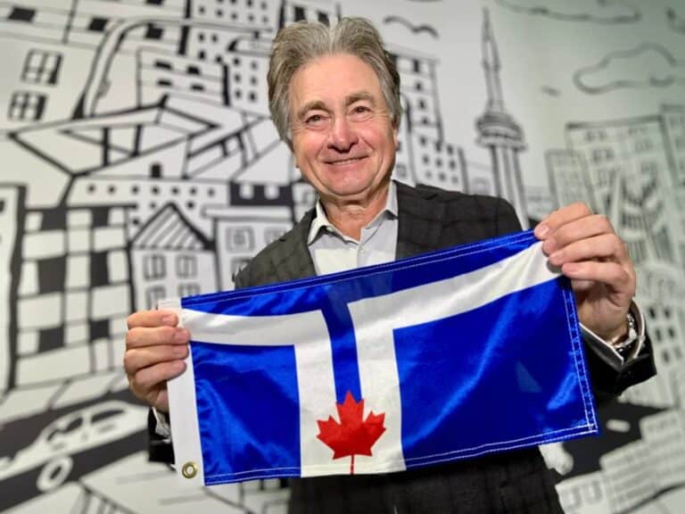 ‘Iconic and timeless,’ This resident designed the Toronto flag 50 years ...