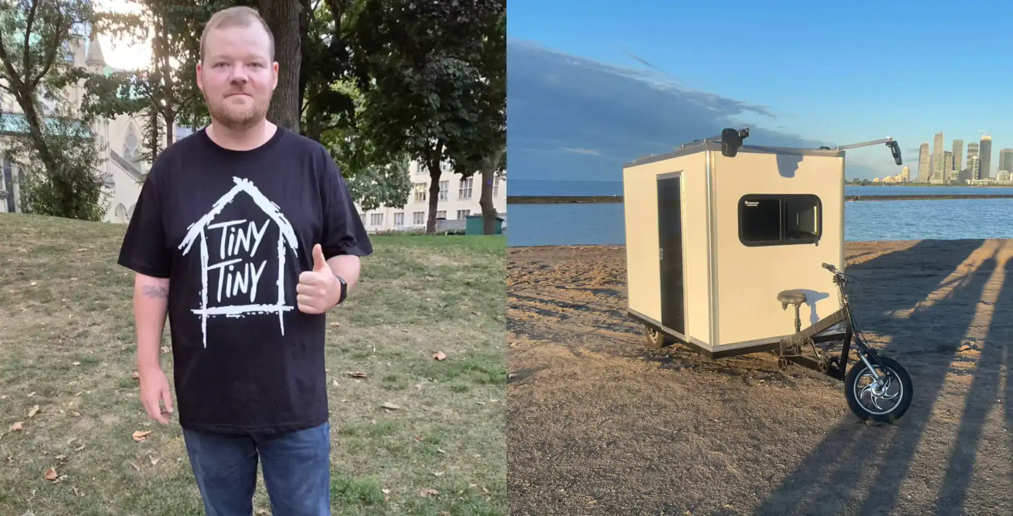 'Nobody should be living outside,' Toronto man builds tiny homes on ...
