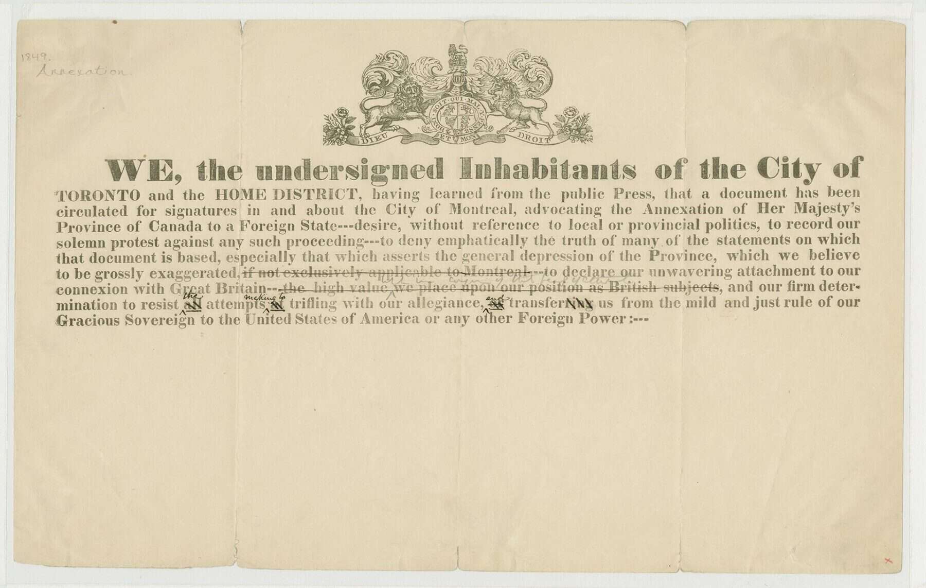 ‘History repeats itself,’ A nearly 200-year-old petition from Toronto ...