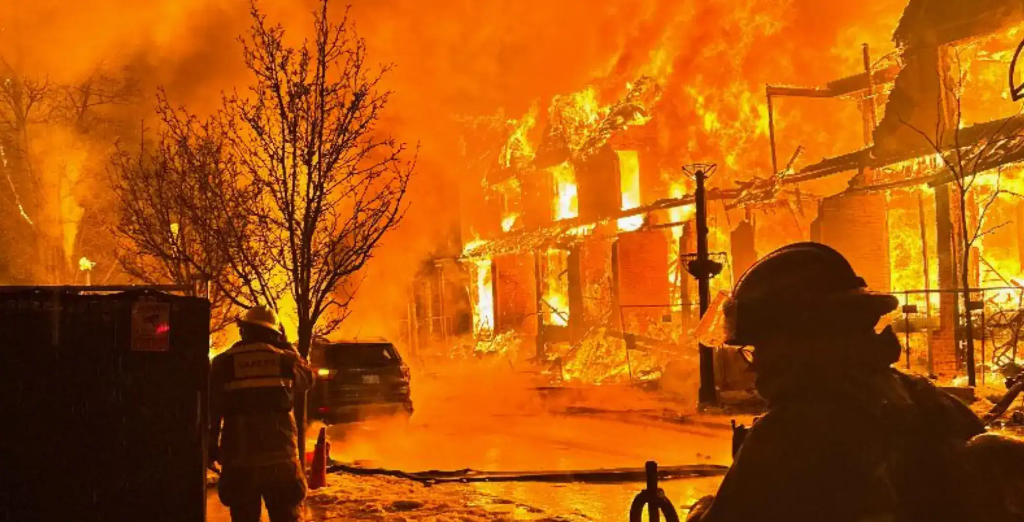 6 buildings destroyed, several damaged after massive fire in Toronto’s ...