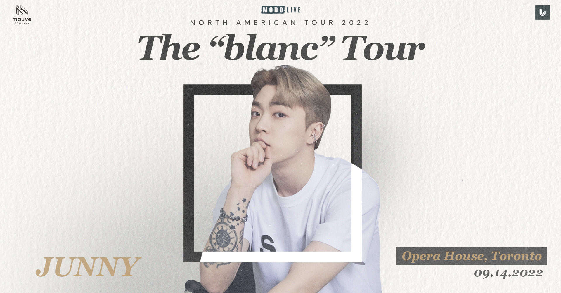 JUNNY: The "blanc" Tour - NOW Magazine